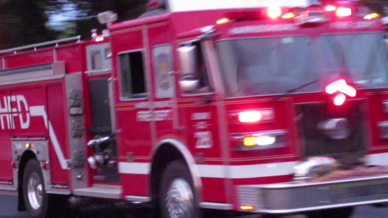 Harrisonburg Fire Dept. Engine 28 Responding 06/2020 - YouTube