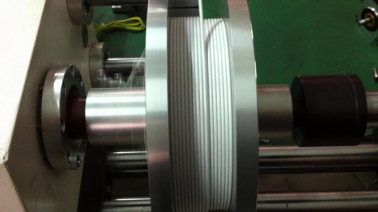 cable winding machine - YouTube