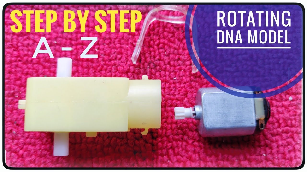 DNA model Project || Rotating Working DNA Model || Science Exhibition ...