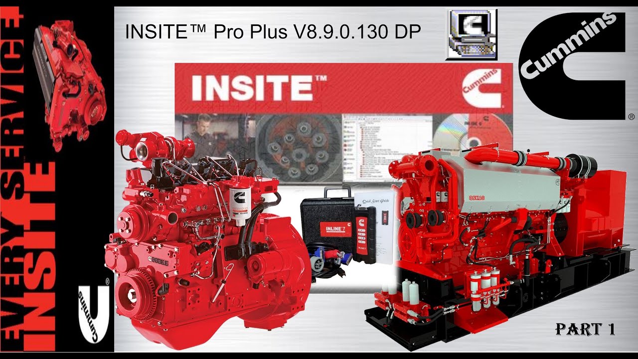 Tutorial Cummins INSITE 8.9.0.130 DP Pro Plus Part 1 - YouTube