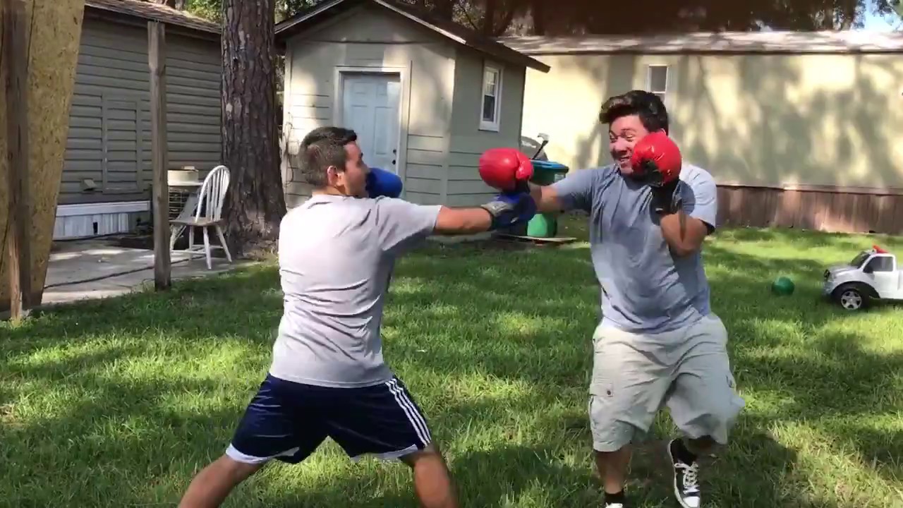 Backyard Boxing - YouTube