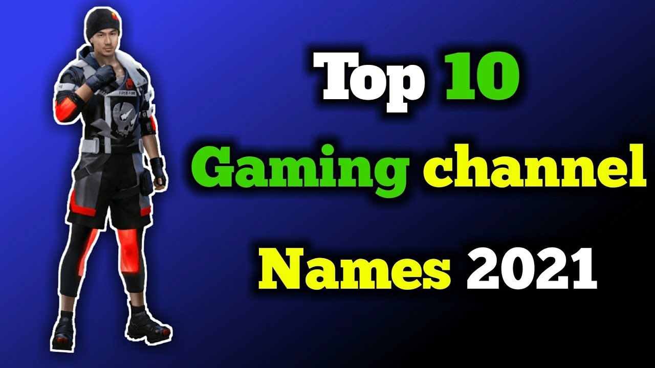 Top new gaming channel names / Gaming channel ideas - YouTube