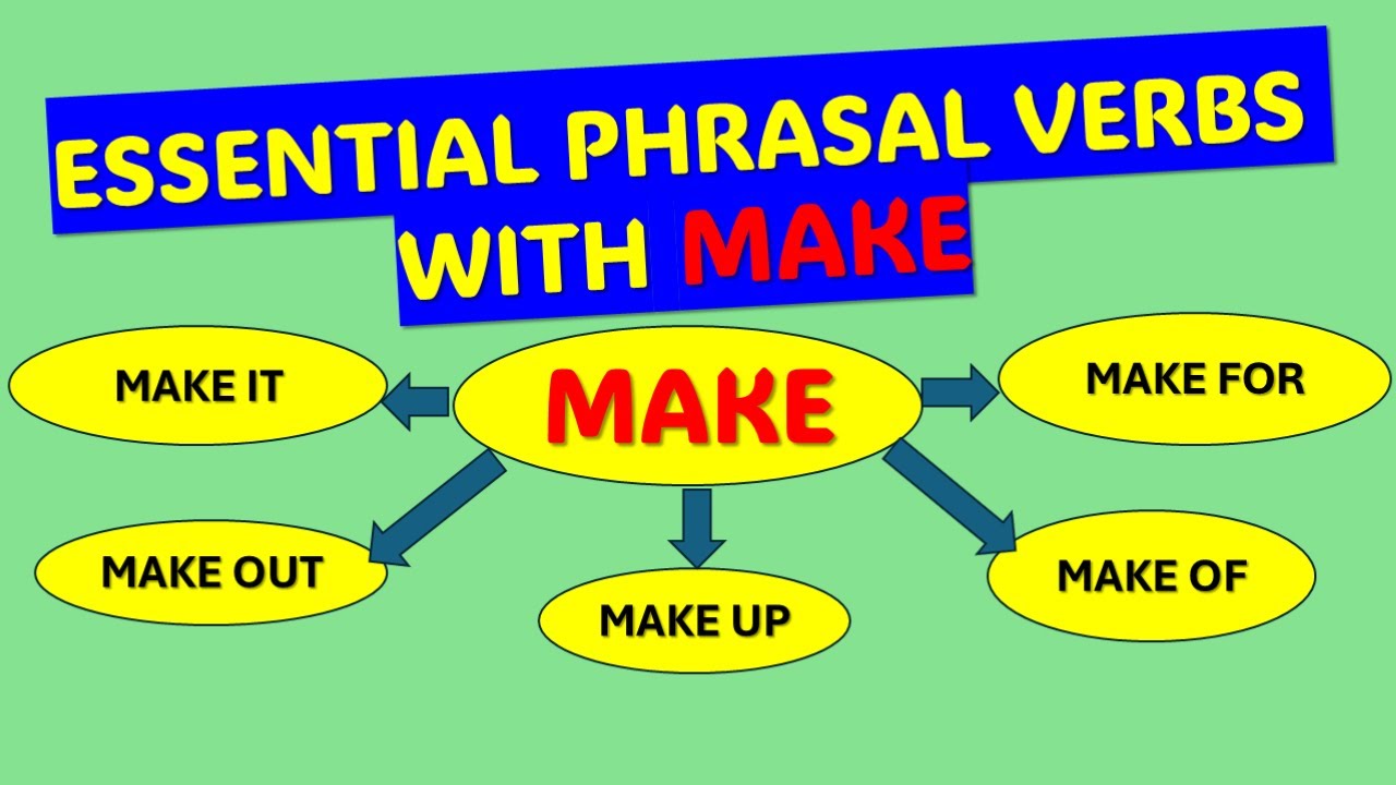 ESSENTIAL PHRASAL VERBS WITH MAKE. - YouTube