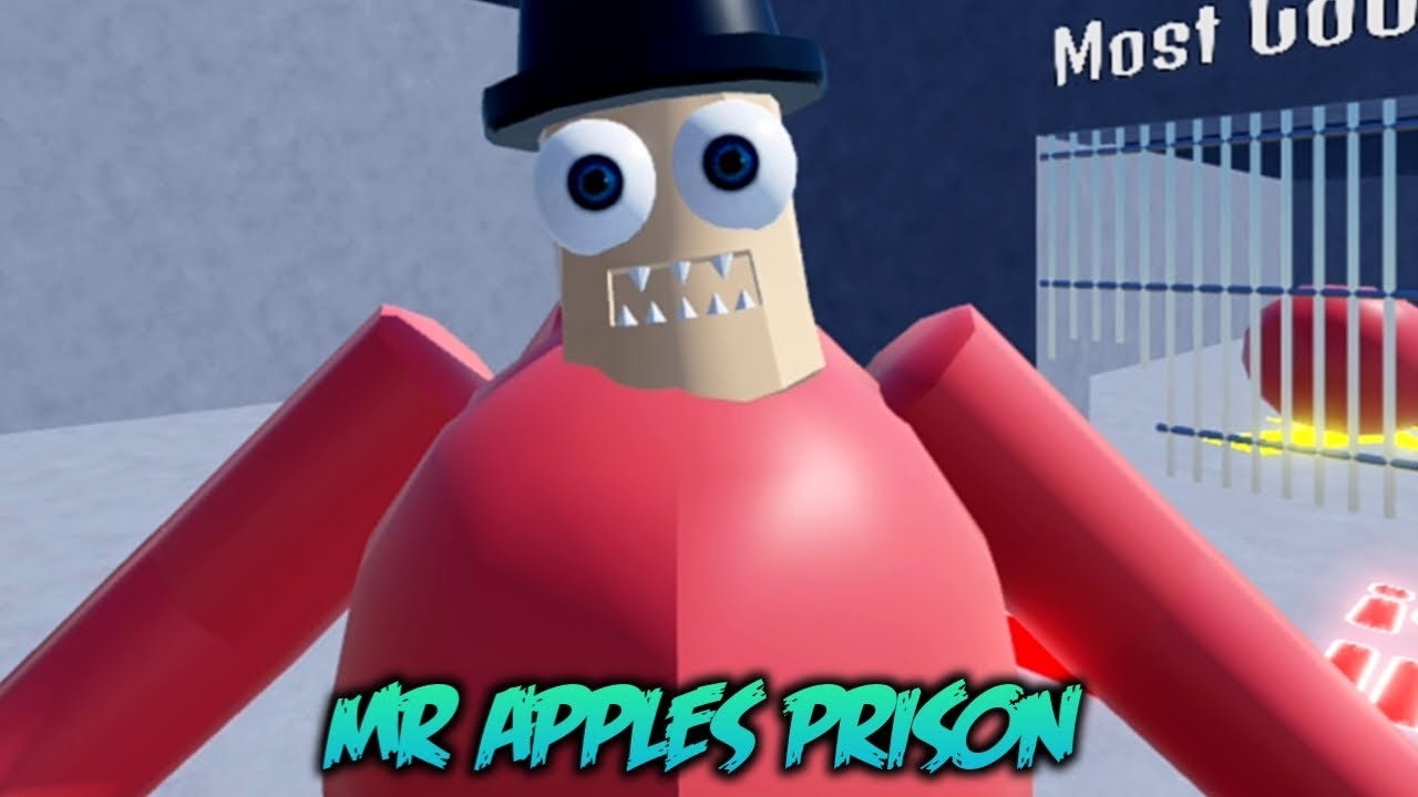 New Scary Obby MR APPLE'S PRISON Jumpscare & Full Walkthrough Gameplay ...
