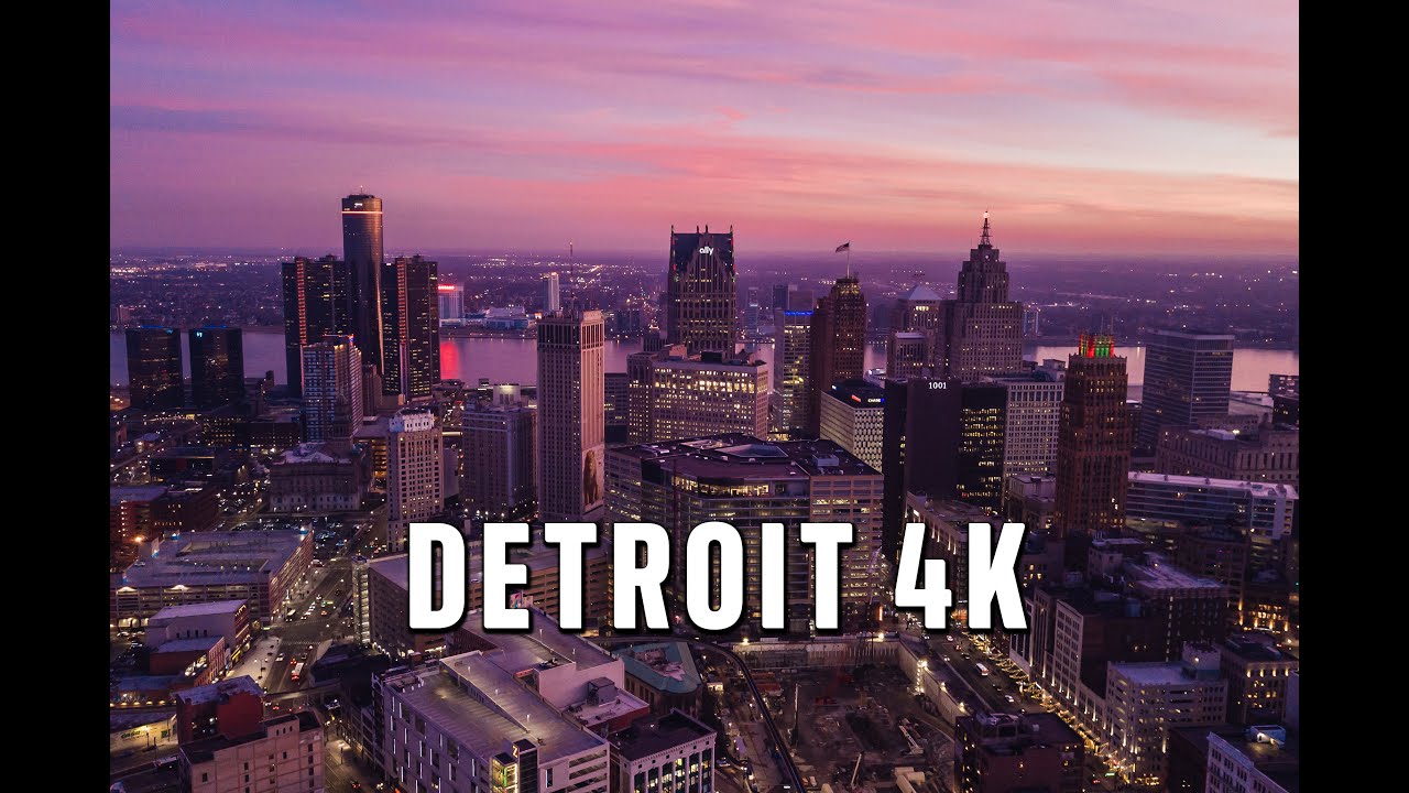 2022 Detroit 4k Drone Stock Footage Reel by Alex Buksdorf Part 107 ...