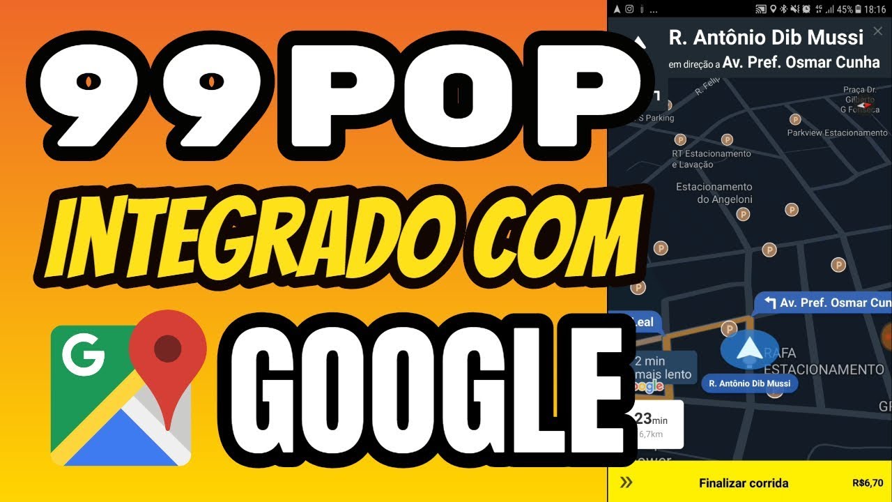 99 Pop: Novo GPS no App - YouTube