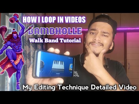 How I Loop Music In Walk Band Video//BAAMBHOLLE - Walk Band App & Video ...