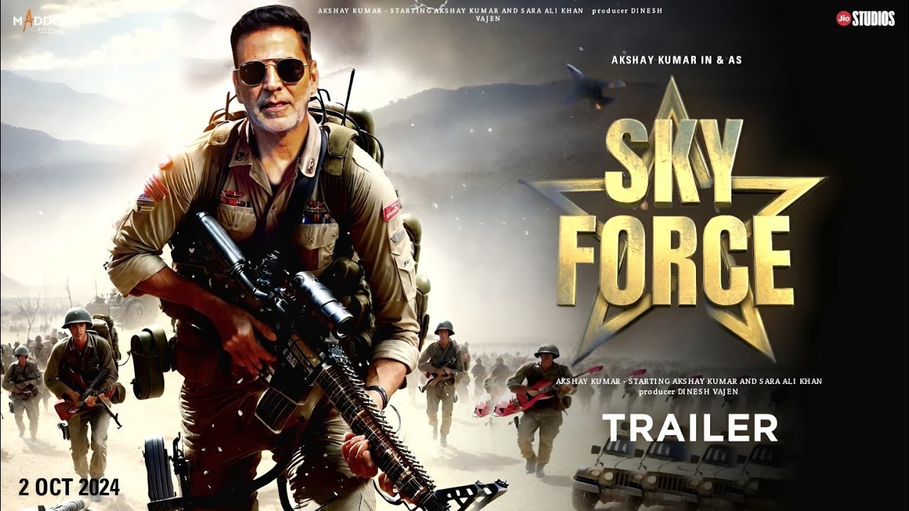 Sky Force - Official Trailer | Akshay Kumar | Sara Ali Khan | Veer ...