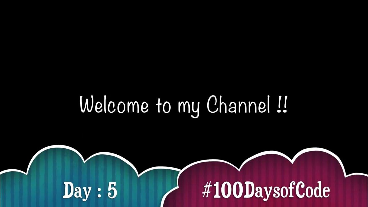 Day 5 / #100daysofcode #100daysofcodexnst #nstcodingsprint - YouTube