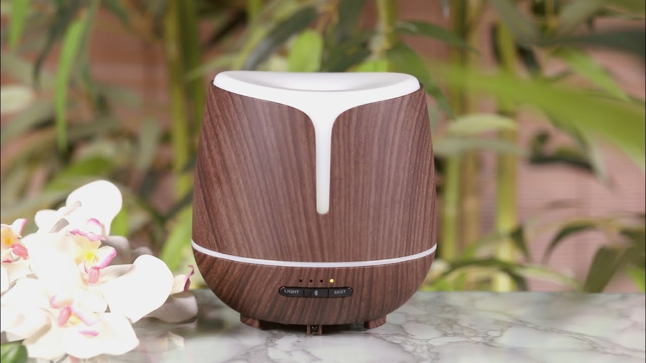SpaRoom ProAir Bluetooth Ultrasonic Essential Oil Diffuser - YouTube