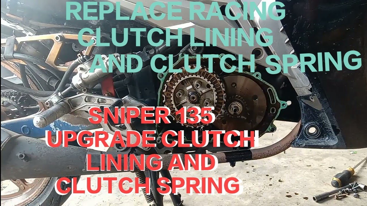 SNIPER 135 CLASSIC REPLACE RACING CLUTCH LINING AND CLUTCH SPRING ...
