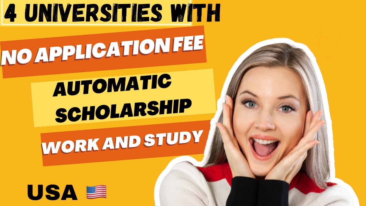FOUR UNIVERSITIES | NO APPLICATION FEE | APPLY NOW - YouTube