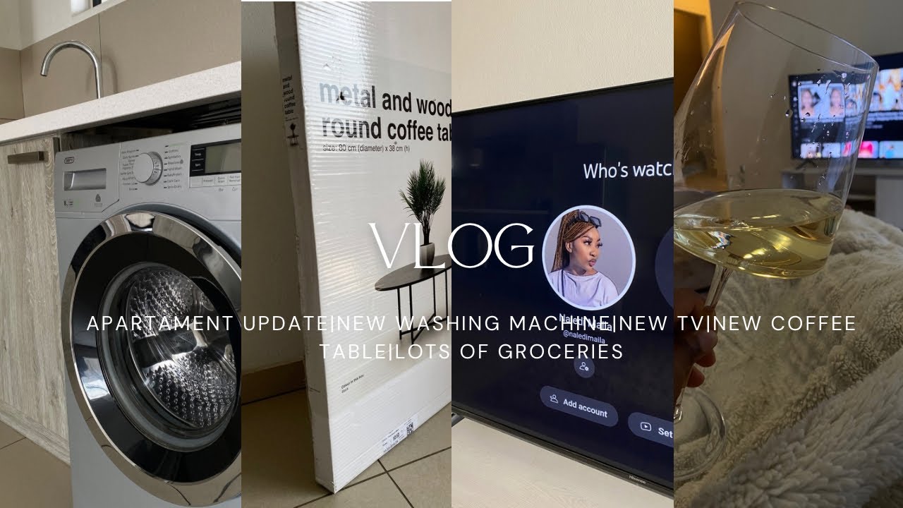 VLOG|apartment update| New washing machine|New TV|New coffee table ...