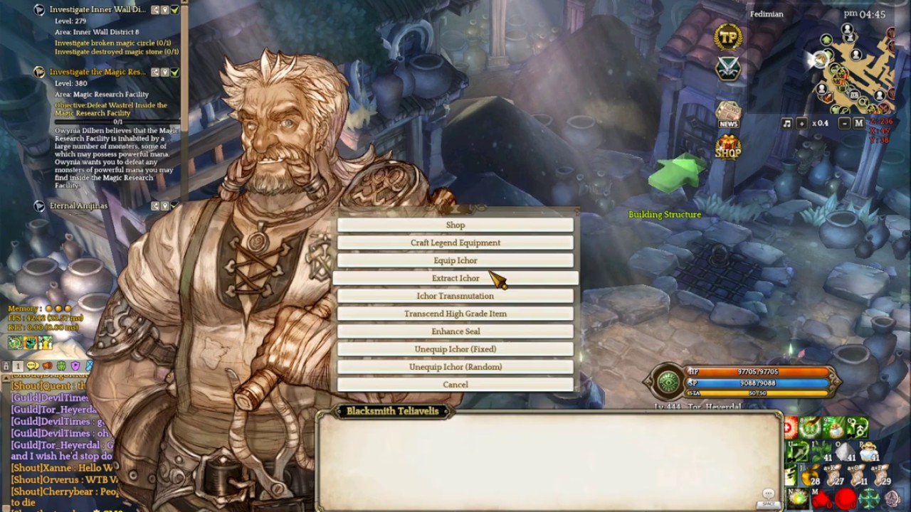 Tree of Savior — My first Ichor Extraction - YouTube