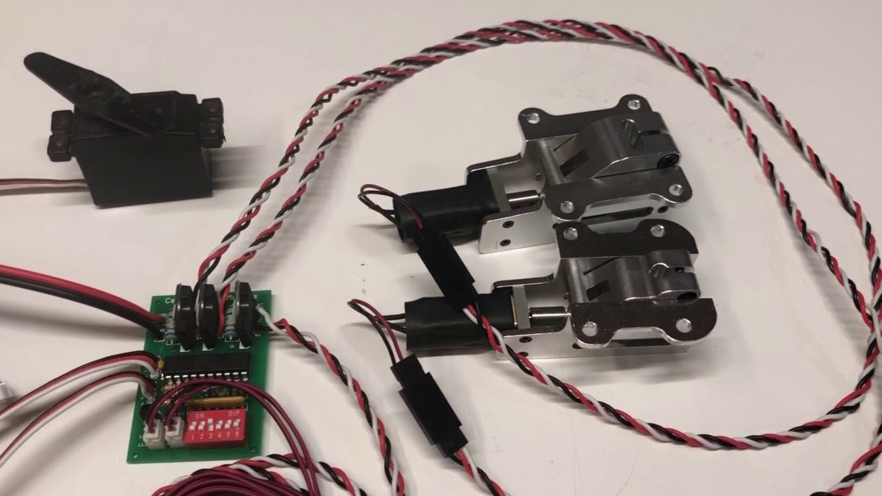 Demonstration video of a custom Retract Controller made for a radio ...