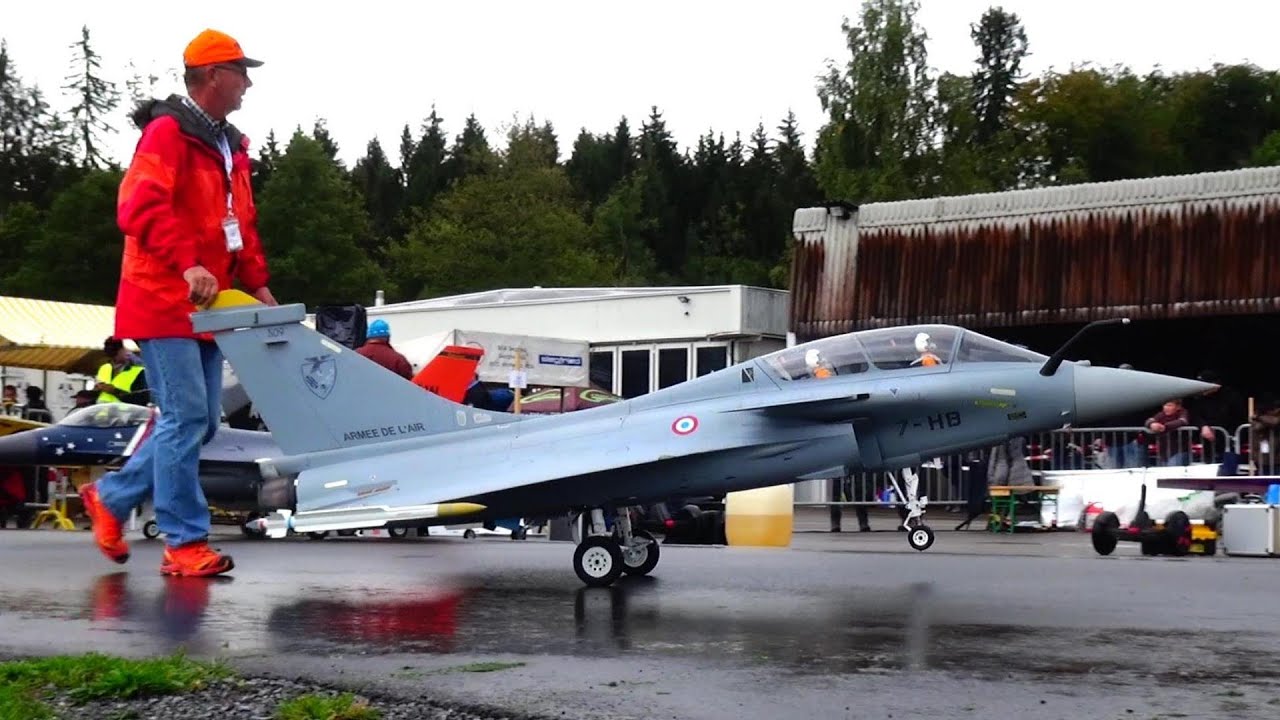 Giant Dassault Rafale Turbine RC Scale Model Jet with functional Delta ...