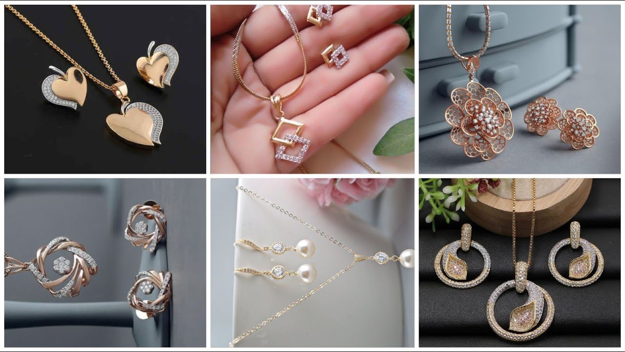 Newest Gorgeous Gold One Tola Lockets Studs Sets Designes,,Light weight ...