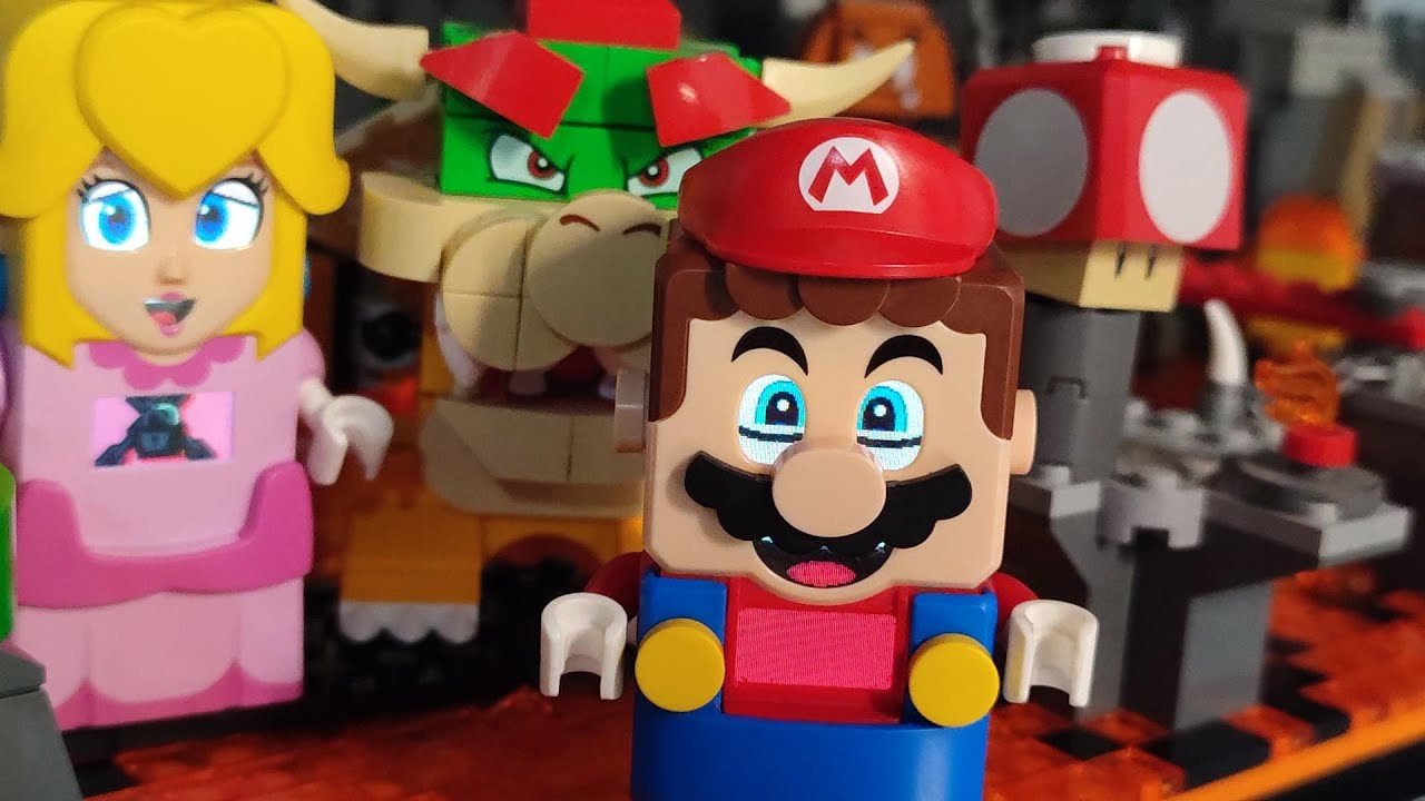 LEGO Mario Save Princess Peach in a Dangerous Adventure - YouTube