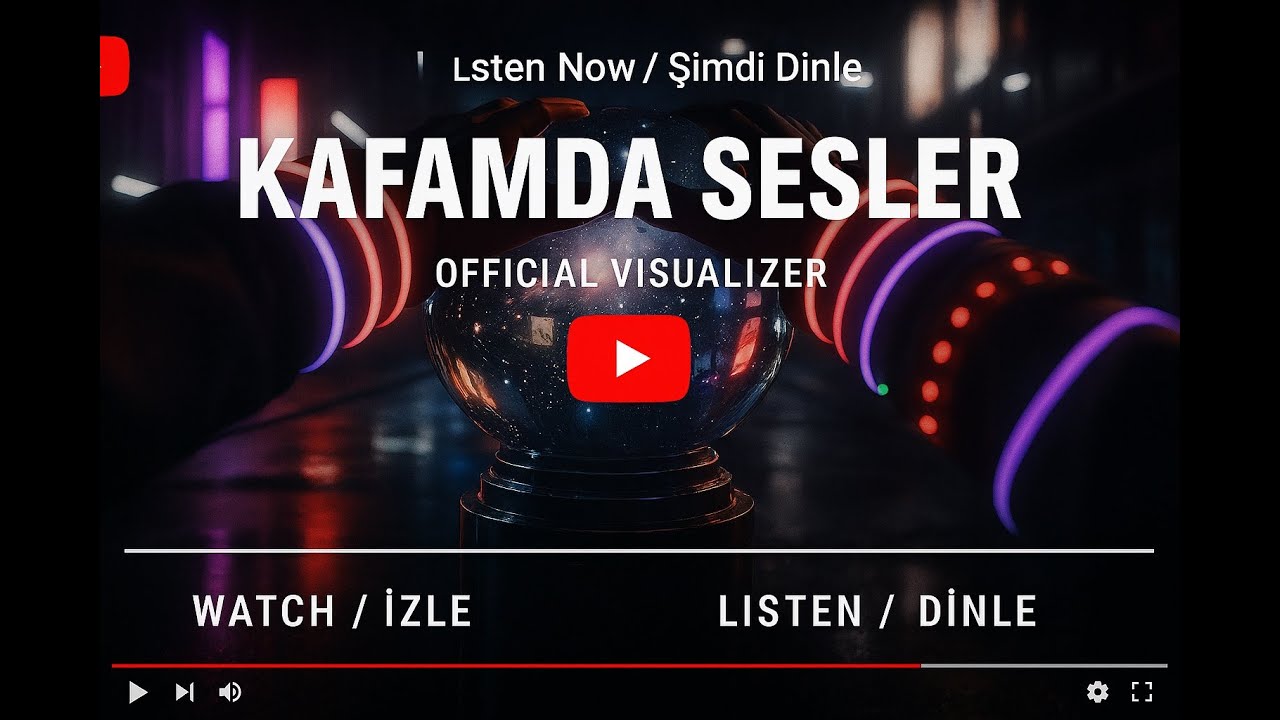 Kafamda sesler | VoxWaveAI 🎧📽️ ( Official visualizer ) - YouTube