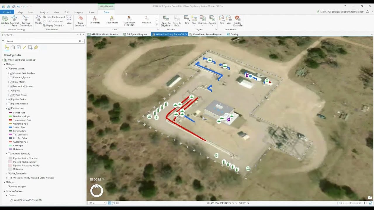 Mapping "Inside the Fence" with ArcGIS Utility Network - YouTube