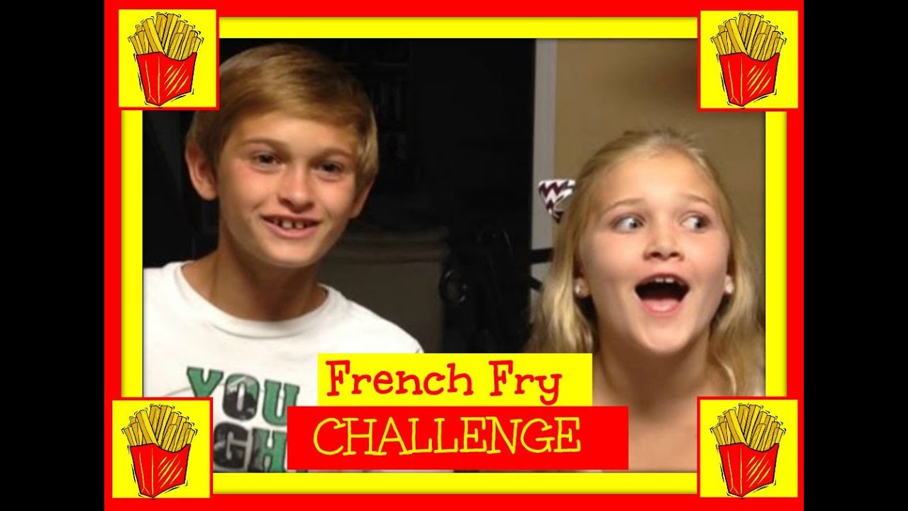 FRENCH FRY CHALLENGE...MATTHEW AND MARISSA - YouTube