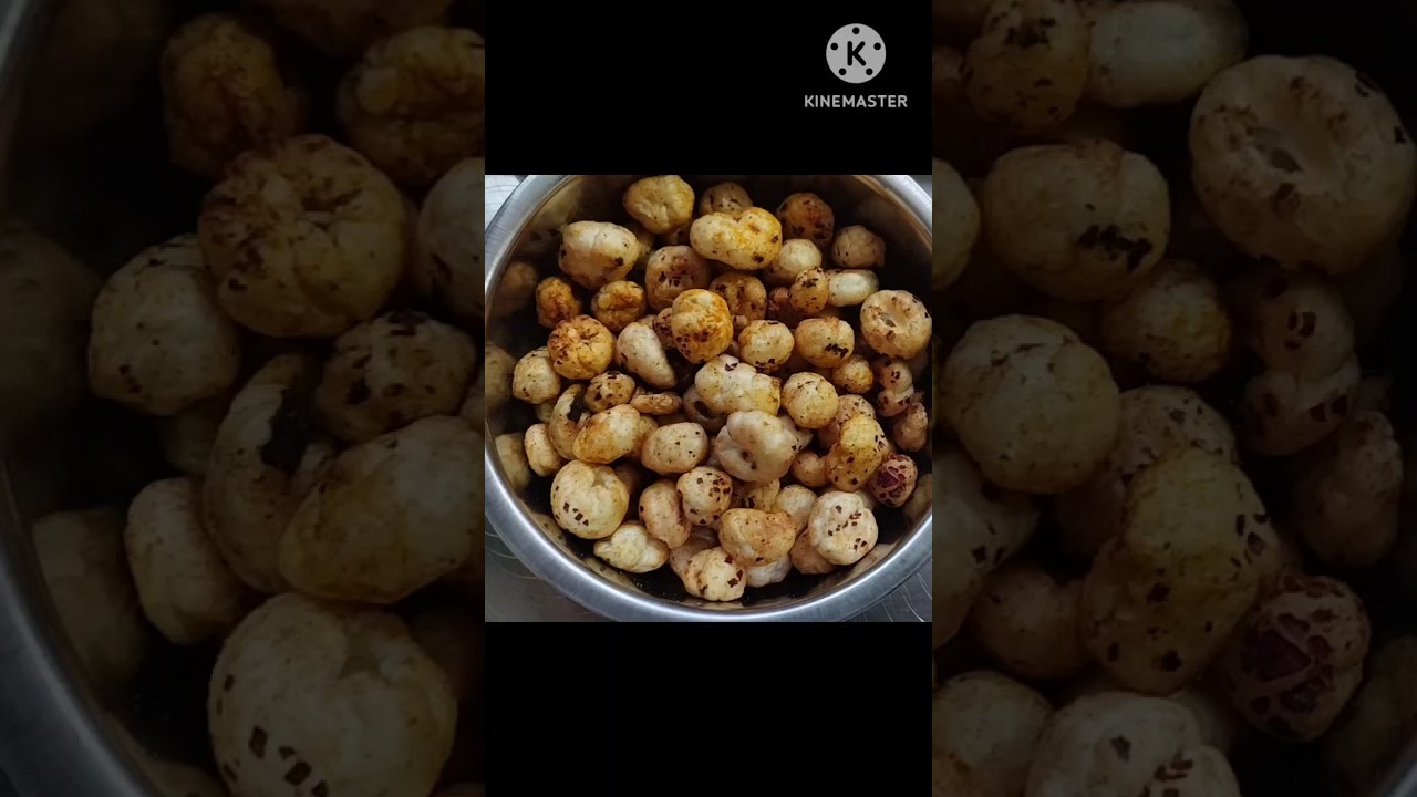 Roasted Makhana Masala Recipe/Fried Masala Makhana /Quick home snake ...