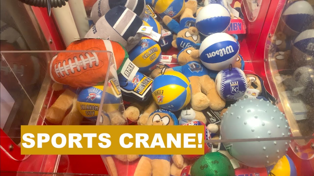 Sports Claw Machine! - YouTube