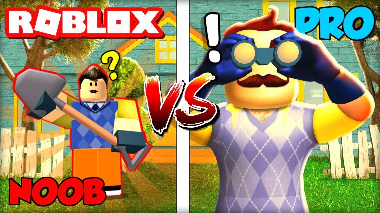NOOB vs. PRO ROBLOX SOUSED! (Roblox: Hello Neighbor) - YouTube