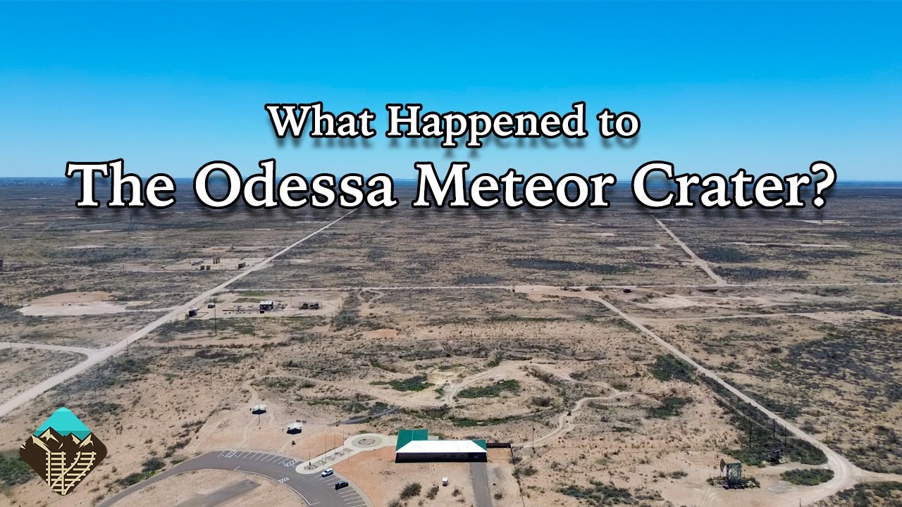 Visiting the Second Largest Meteor Crater in the Country - The Odessa Meteor Crater - YouTube