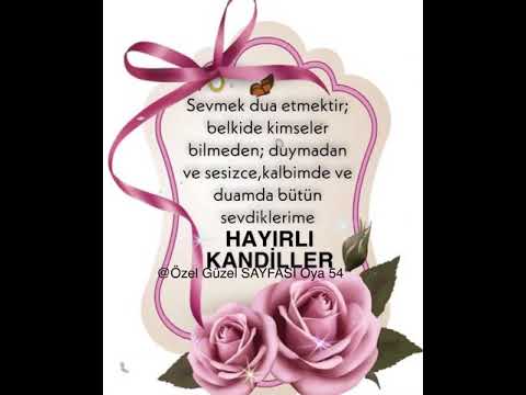 Hayırlı Kandiller 🌷