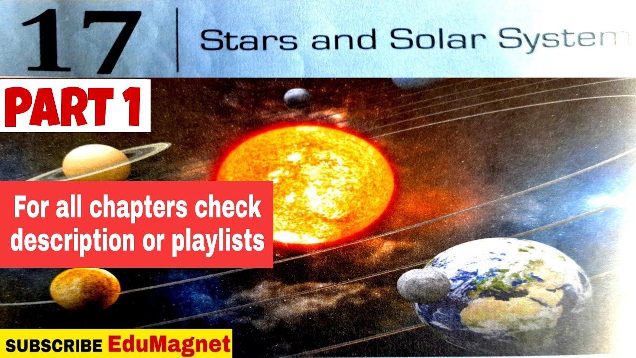 STARS AND SOLAR SYSTEM||DAV CLASS 8 SCIENCE CHAPTER 17 STARS AND SOLAR ...