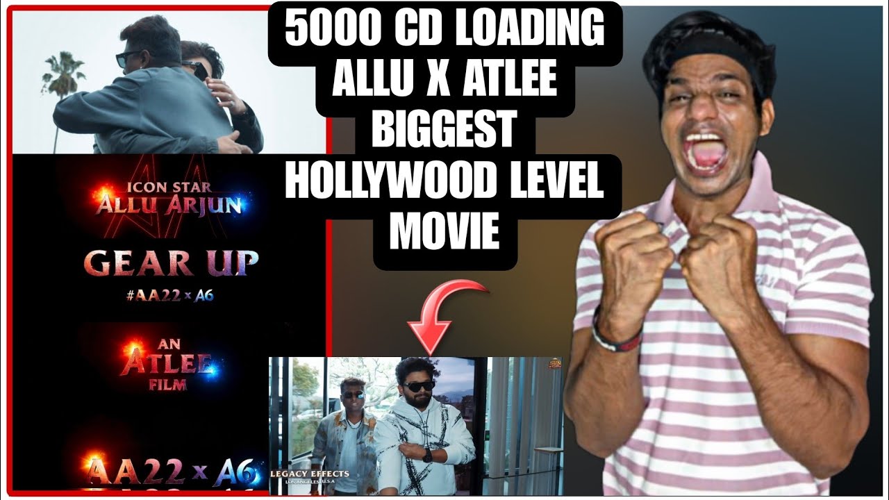 Aa22 x A6 ! Biggest Hollywood Level Movie By Allu Arjun x Atlee Kumar ...