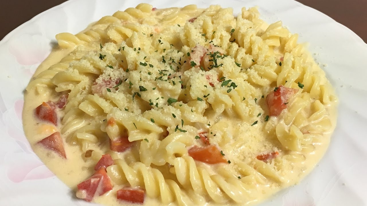 #973-1 Fusilli with Cream Sauce - 크림소스 푸실리 - YouTube