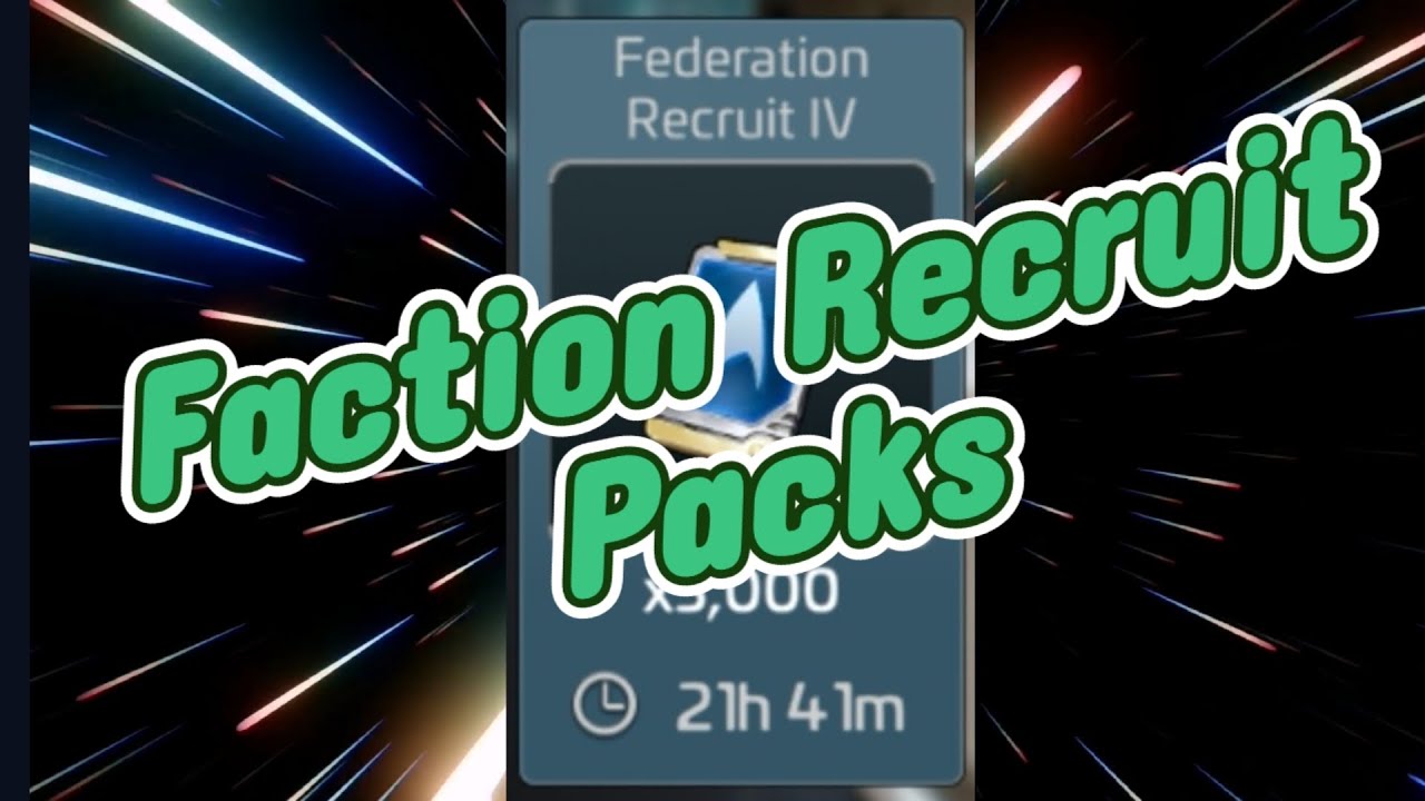 How efficient are the faction recruit packs? - YouTube