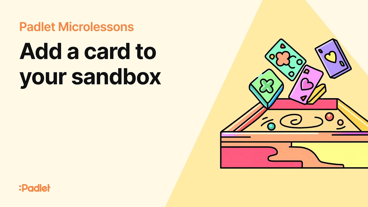 Add a card to your sandbox - YouTube