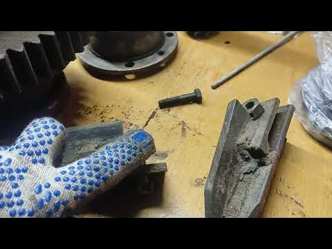 Мини погрузчик своими руками,зубья на ковш,конструкция. - YouTube