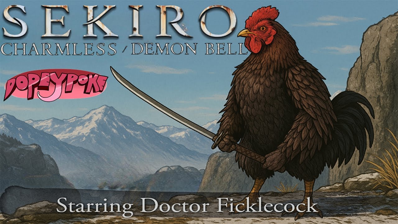 Sekiro - Charmless/Demon Bell Rooster Run - Stream #1 - YouTube