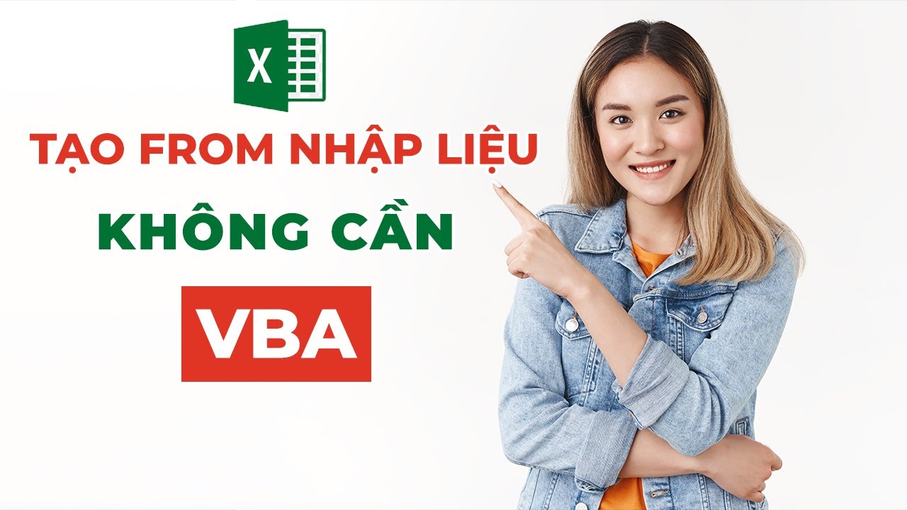 Tạo Form Nhập Dữ Liệu Trong Excel Không Cần Code Vba Youtube