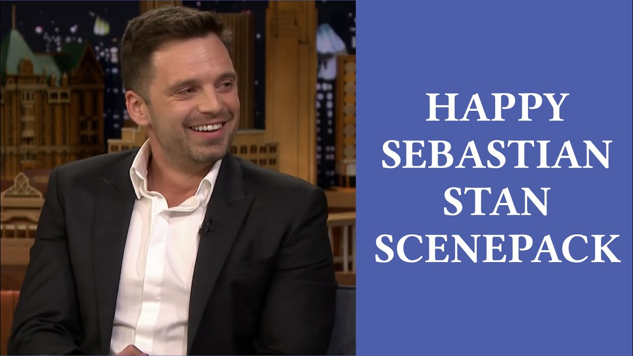 happy soft cute funny sebastian stan scenepack/clip pack (1080 with ...
