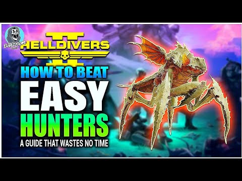 HOW TO Kill The Hunters Solo EASY GUIDE | Helldivers 2 Tips And Tricks - YouTube
