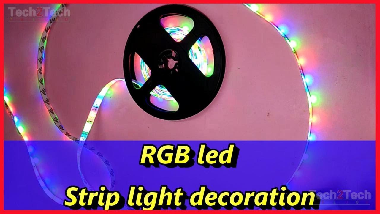 Rgb led strip light decoration, pixel light decoration, Amazing LED ...