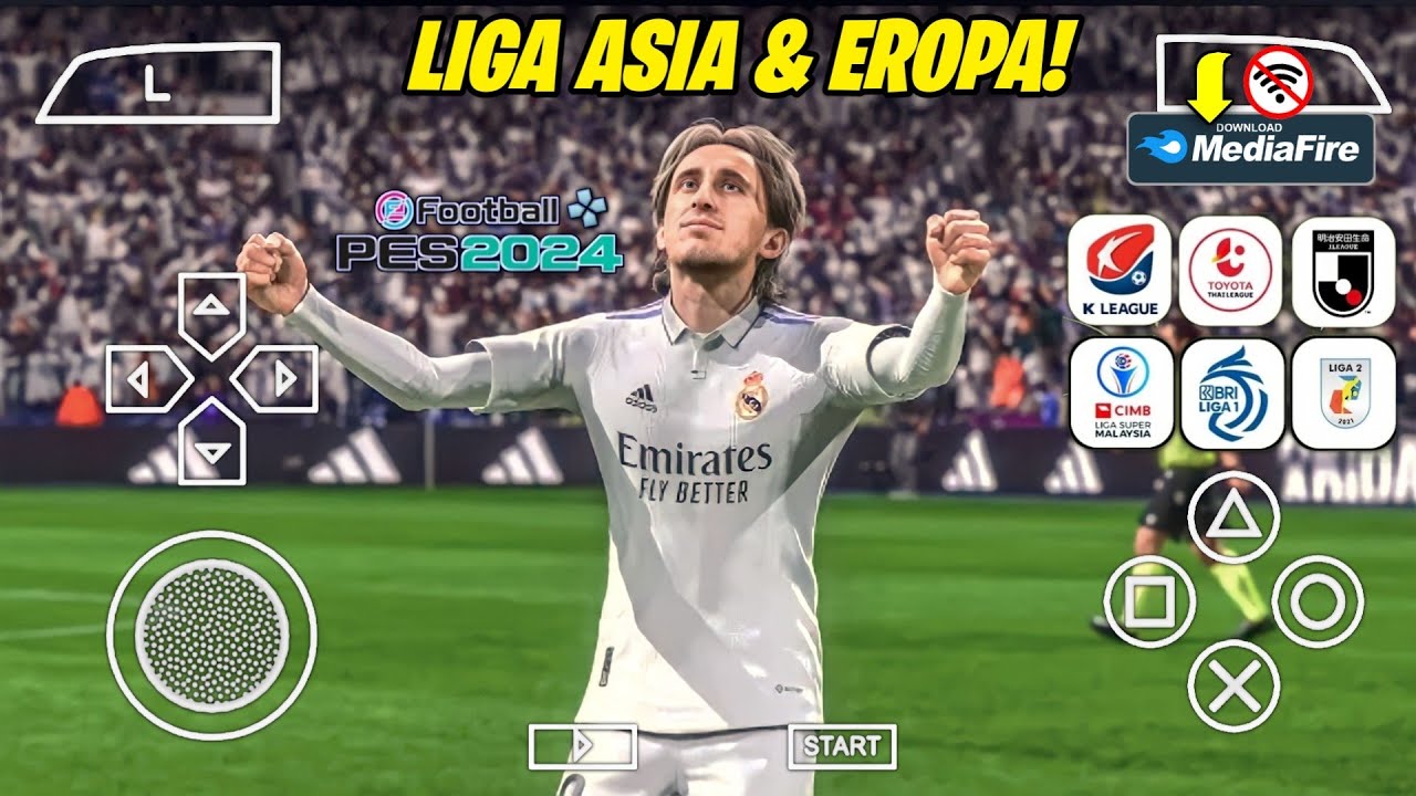 efootball PES PPSSPP 2024 Android New Update Kits 2025 Latest Transfer ...