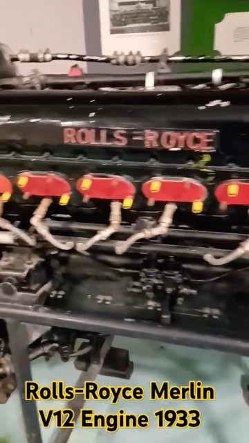 Rolls-Royce Merlin V12 Engine #spitfire #merlinengine #rollsroyce #V12 ...