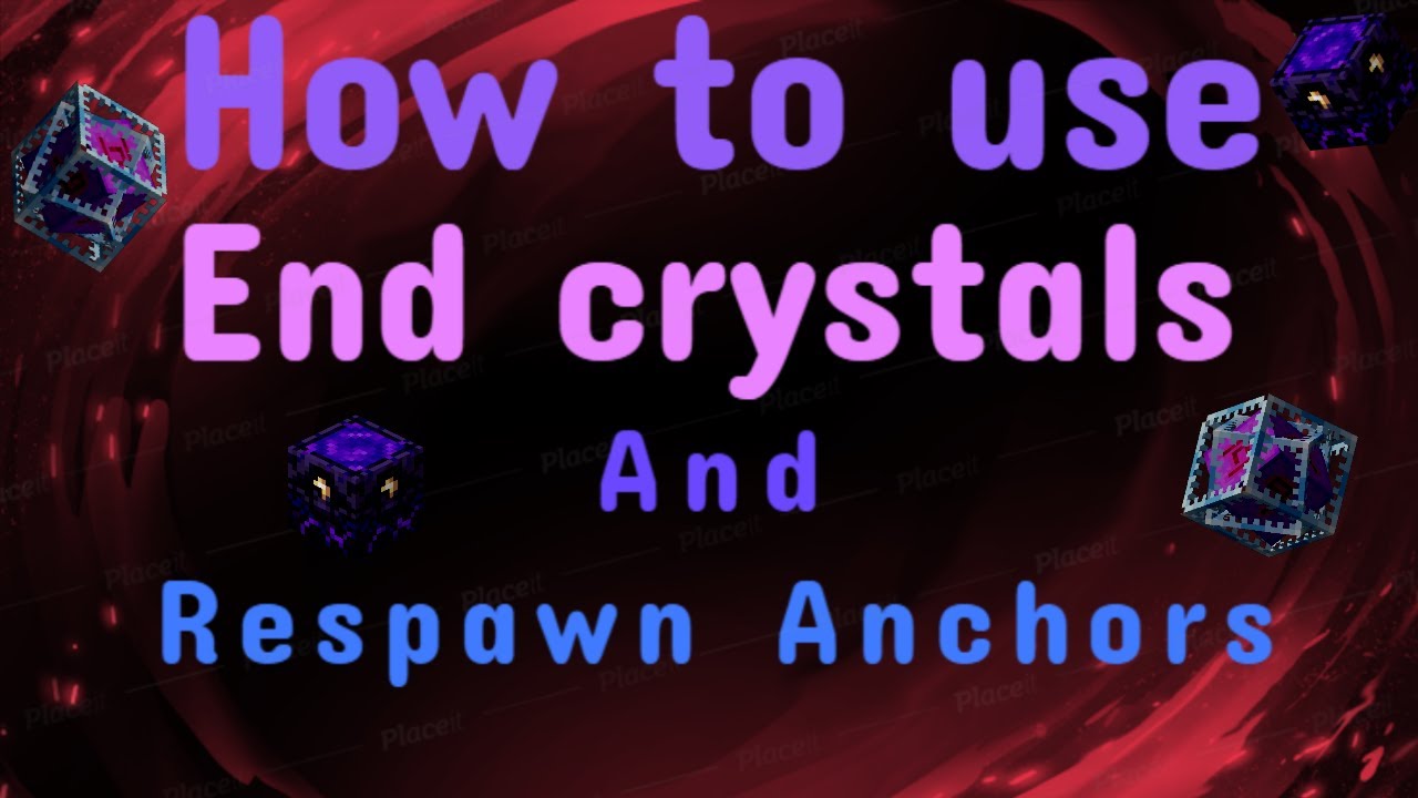 Basics of Crystal and Respawn Anchor PVP | Minecraft - YouTube