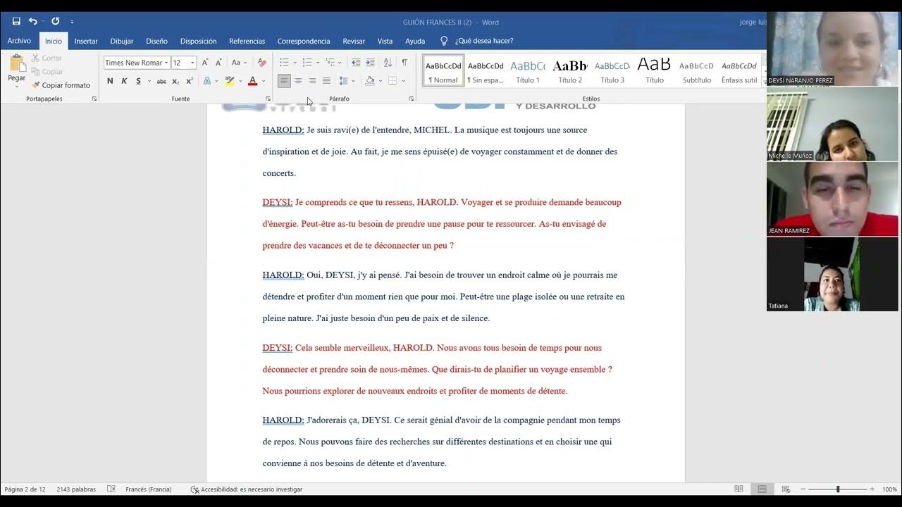 COURS DE FRANÇAIS PHASE 3 COLLABORATIVE - YouTube