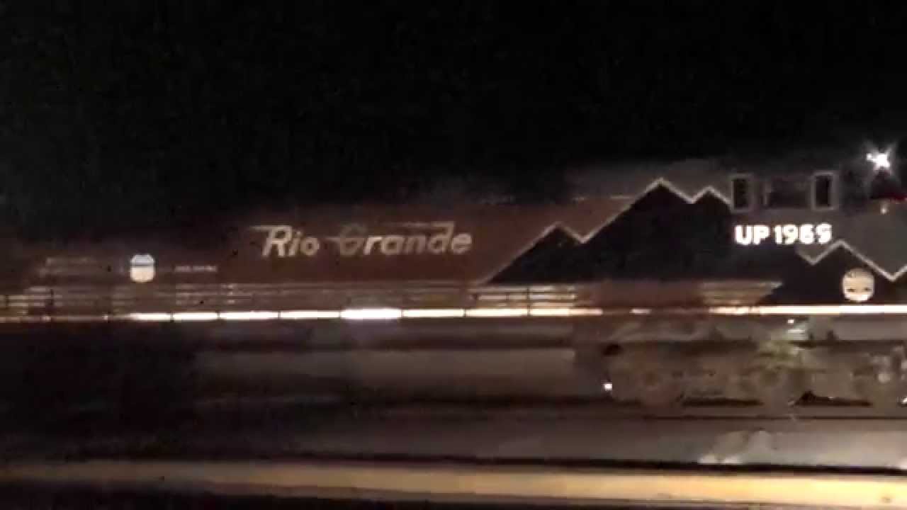 Union Pacific 1989 Rio Grande Heritage Unit en Mexico!!!! - YouTube