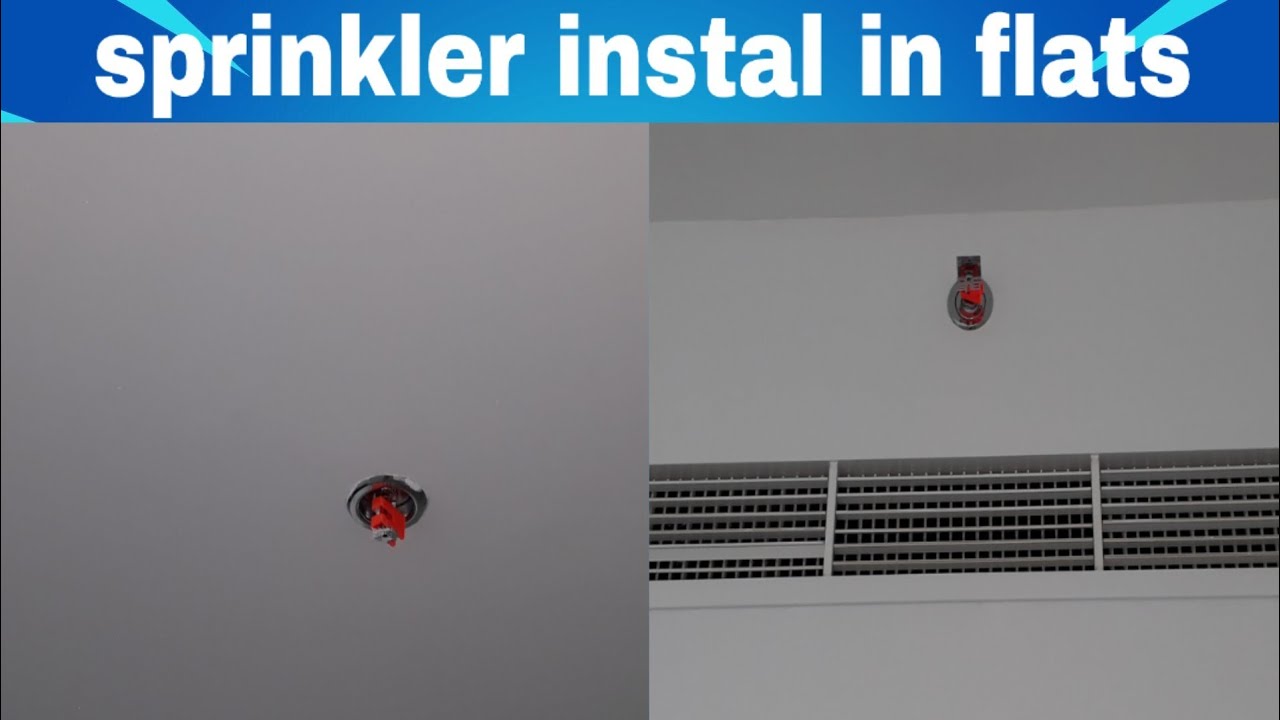 sprinkler installation in flats by( sk vlogging ) - YouTube