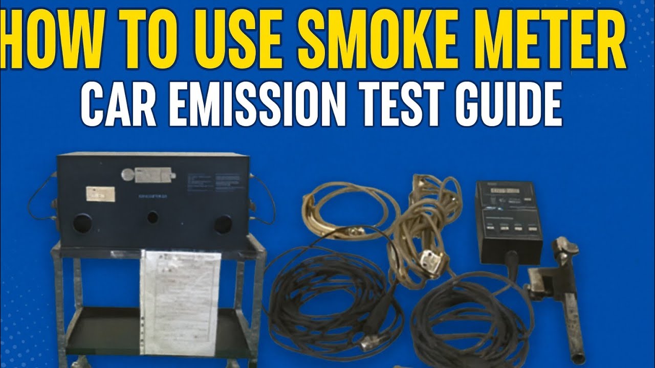 "How to Use Smoke Meter | Complete Car Emission Test Guide 🔧🚗" - YouTube
