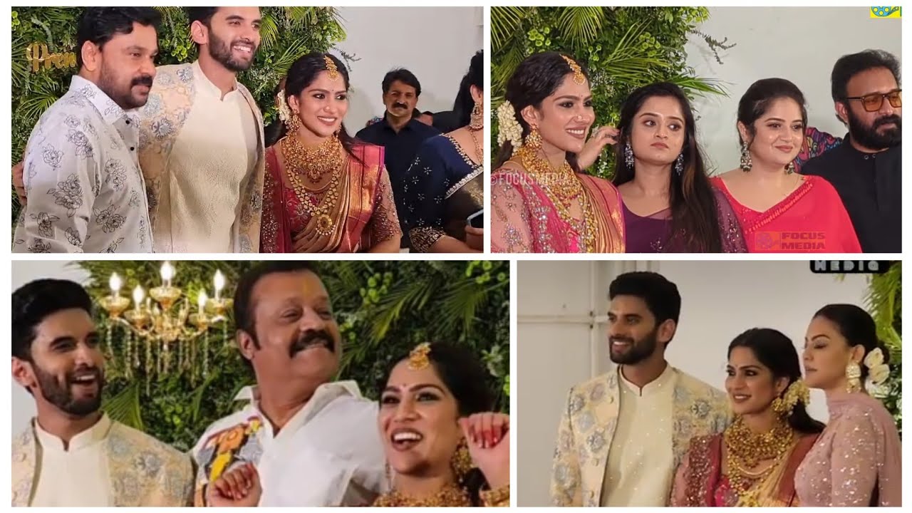 swasika vijay and orem jacob wedding reception | actor dileep ...