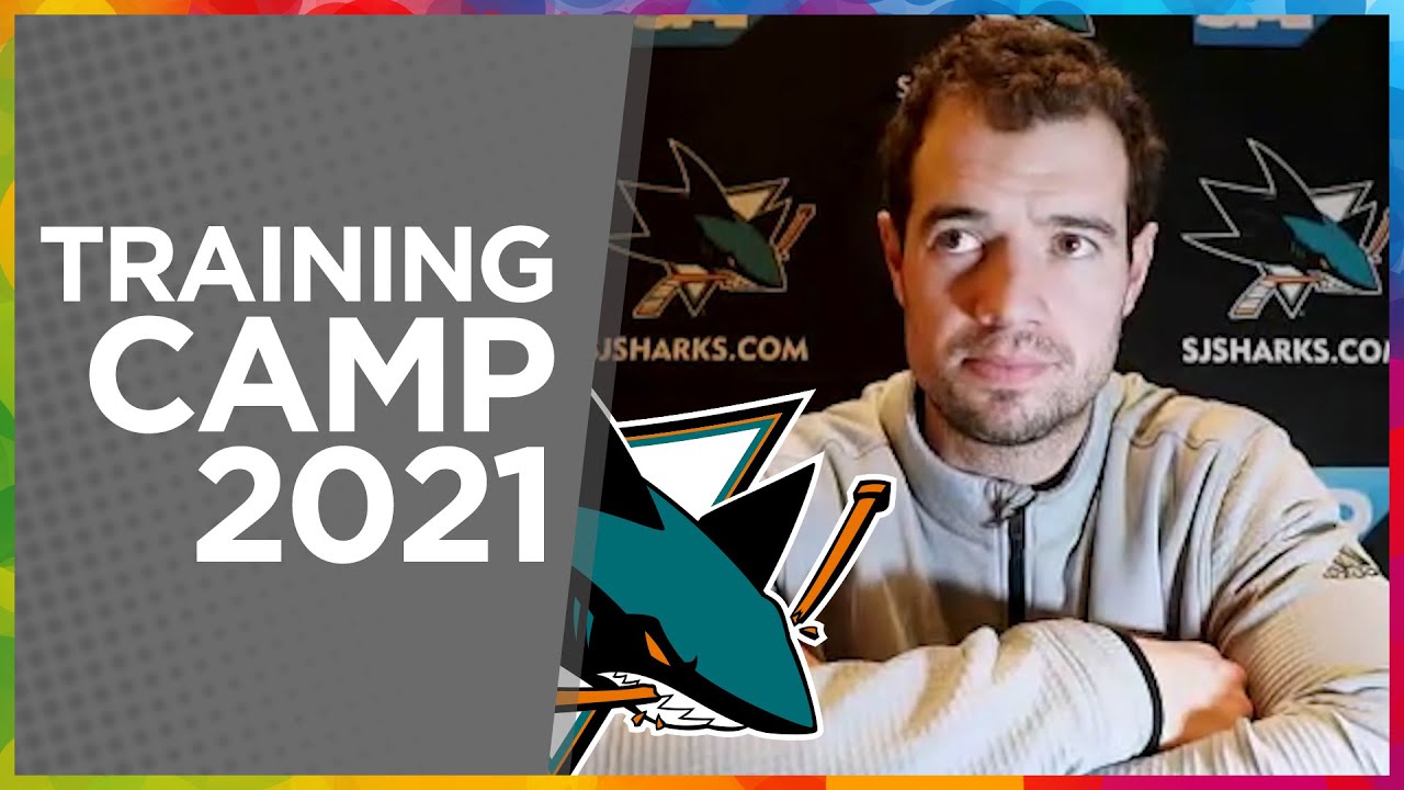 Marc-Edouard Vlasic gives first interview of 2021 NHL season - YouTube